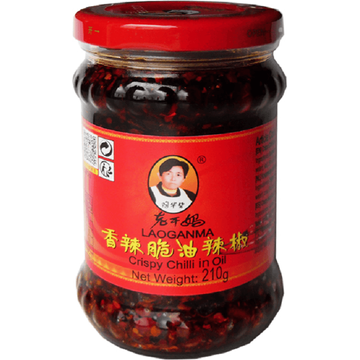 Lao Gan Ma Crispy Chili Olie 210g bestellen? | Jumbo