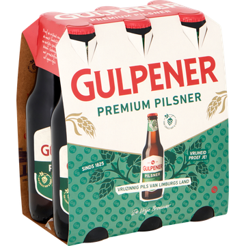 Gulpener - Premium Pilsner - Fles - 6 x 300ML bestellen? - Bier en wijn ...