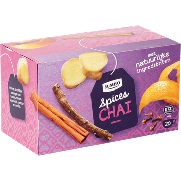 Jumbo Spices Chai 20 Stuks bestellen? - Koffie en thee — Jumbo Supermarkten