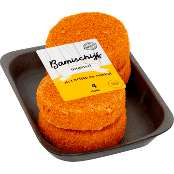 Ambachtelijke Snacks Bamischijf Origineel met Ketjap en Sambal 4 Stuks ...