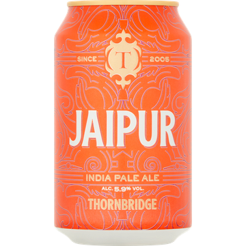 Thornbridge - Jaipur IPA - Blik - 330ML bestellen? - Bier en wijn ...