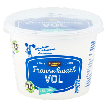 Jumbo Franse Kwark Vol 500g bestellen? - Zuivel, eieren, boter — Jumbo ...