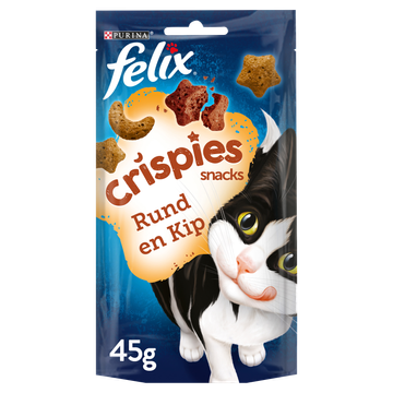 FELIX® Crispies met Rund- & Kipsmaak - Kattensnacks - 45g bestellen ...