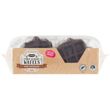 Jumbo Mini Luikse Wafels Pure Chocolade 8 Stuks bestellen? - Koek ...