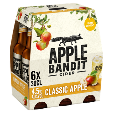 Apple Bandit -Classic Apple Cider - Fles - 6 x 300ML bestellen? - Bier ...