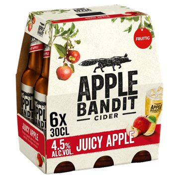 Apple Bandit - Juicy Apple Cider - Fles - 6 x 300ML bestellen? - Bier ...