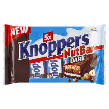 Knoppers Nutbar Dark 5 x 40g bestellen? - Koek, snoep, chocolade en ...
