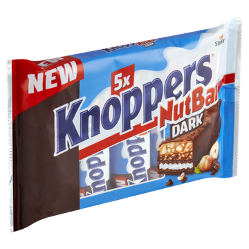 Knoppers Nutbar Dark 5 x 40g bestellen? - Koek, snoep, chocolade en ...