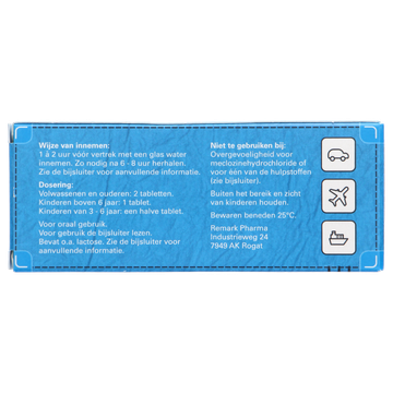 Suprimal Tabletten tegen misselijkheid 12,5 mg, 10 stuks bestellen ...