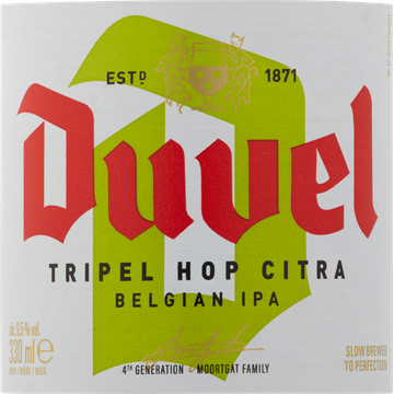 Duvel - Tripel Hop Citra IPA - Fles - 330ML bestellen? - Bier en wijn ...