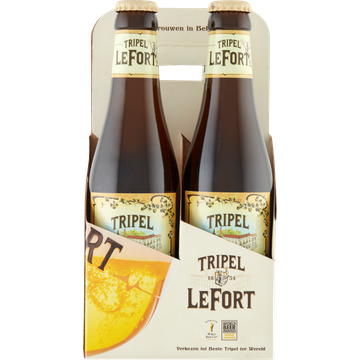 LeFort - Tripel - Fles - 4 x 330ML bestellen? - Bier en wijn — Jumbo Supermarkten