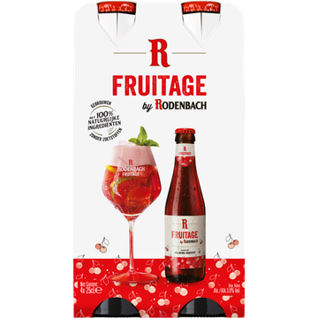 Rodenbach - Fruitage - Fles - 4 x 250ML bestellen? - Bier en wijn ...
