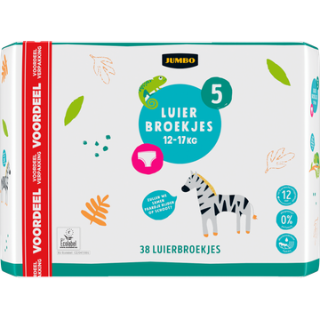 Jumbo Luierbroekjes Maat 5 12-17 kg Voordeelverpakking 38 Stuks ...