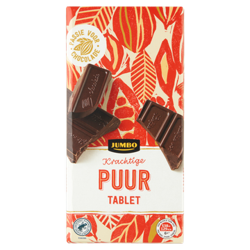 Jumbo Puur Chocolade Reep 200g bestellen? - Koek, snoep, chocolade en ...