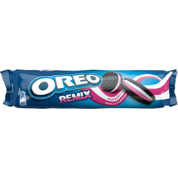 Oreo Remix koekjes frambozen & vanille 157g bestellen? - Koek, snoep ...