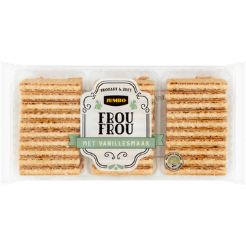 Jumbo Wafels Frou Frou met Vanillesmaak 175g bestellen? - Koek, snoep ...