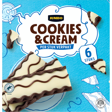 Jumbo Cookies & Cream 6 Stuks bestellen? - Koek, snoep, chocolade en ...