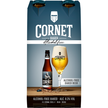 CORNET - Belgisch Blond - Alcoholvrij 0.3% - Fles - 4 x 330ML bestellen ...