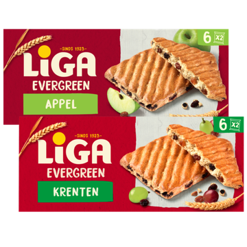 Liga Evergreen Koekjes 2 x 12 Stuks bestellen? - Koek, snoep, chocolade ...