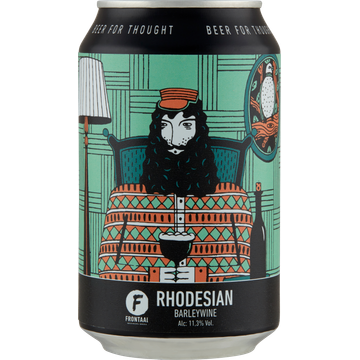 Frontaal - Rhodesian Barleywine - Blik - 330ML bestellen? - Bier en ...