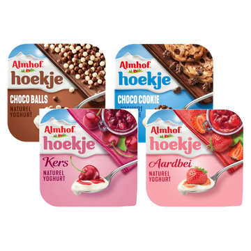 Almhof Hoekje Choco en Vruchten 4 x 150g bestellen? - Zuivel, eieren ...